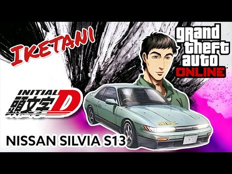 Como hacer el Nissan Silvia S13 de koichiro Iketani de Initial D en GTA ...