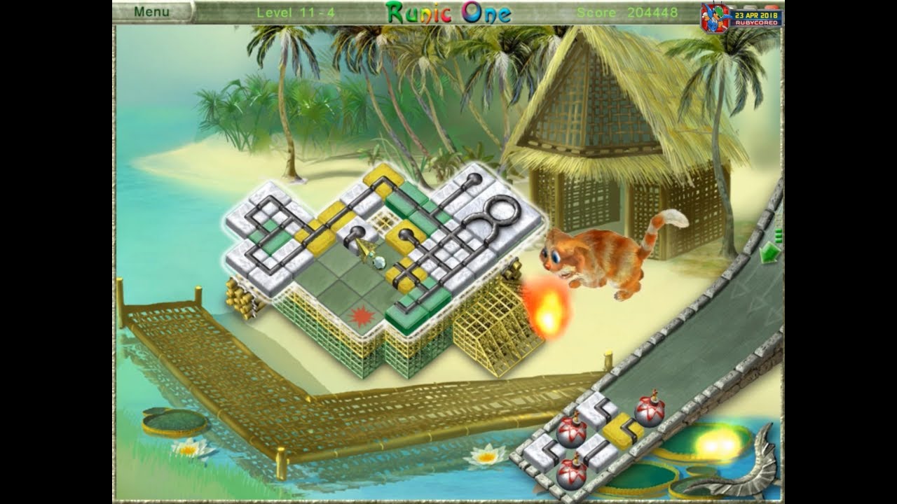 Runic One (2005, PC) - 11 of 12: Level 11 (Tropical Woods)[1080p60 ...