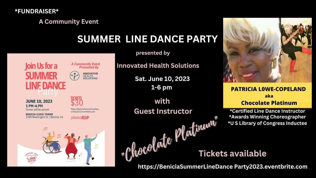 "LINE DANCE" *FUNDRAISER*, by Innovative Health Solutions, with Guest ...