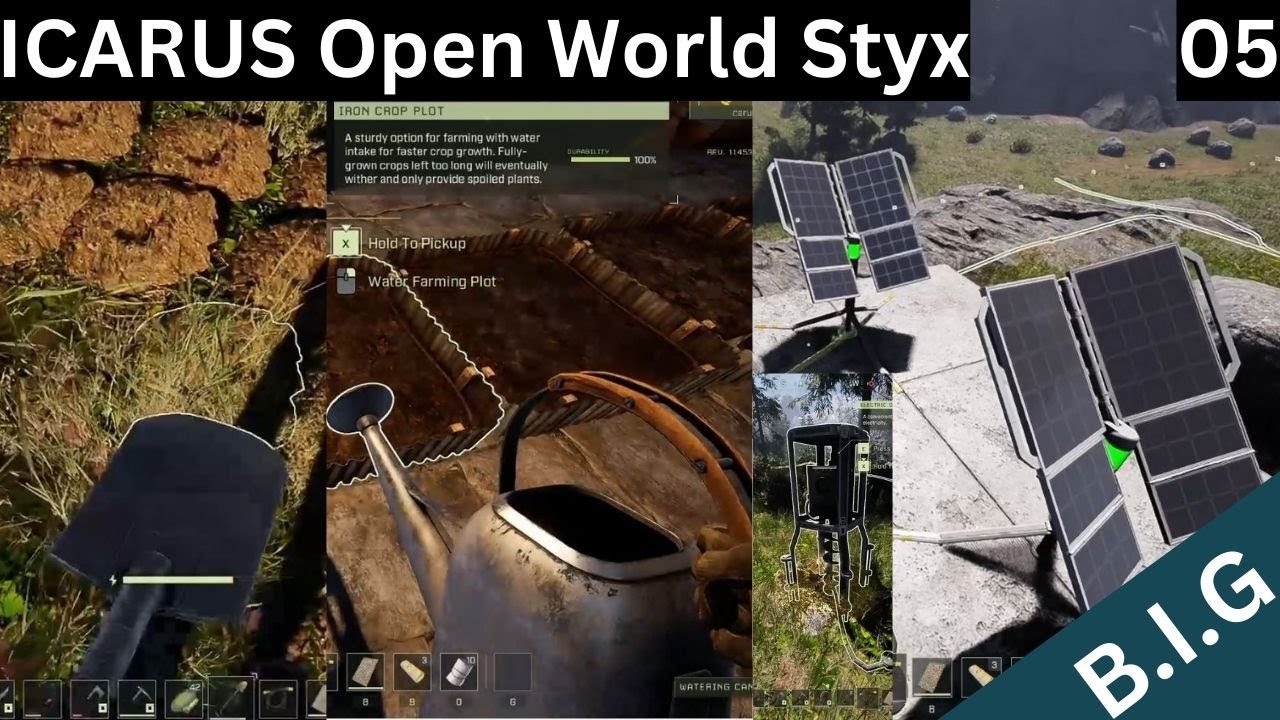 Icarus - Open World - Styx - Farming Update / Solar Panels / Electric ...