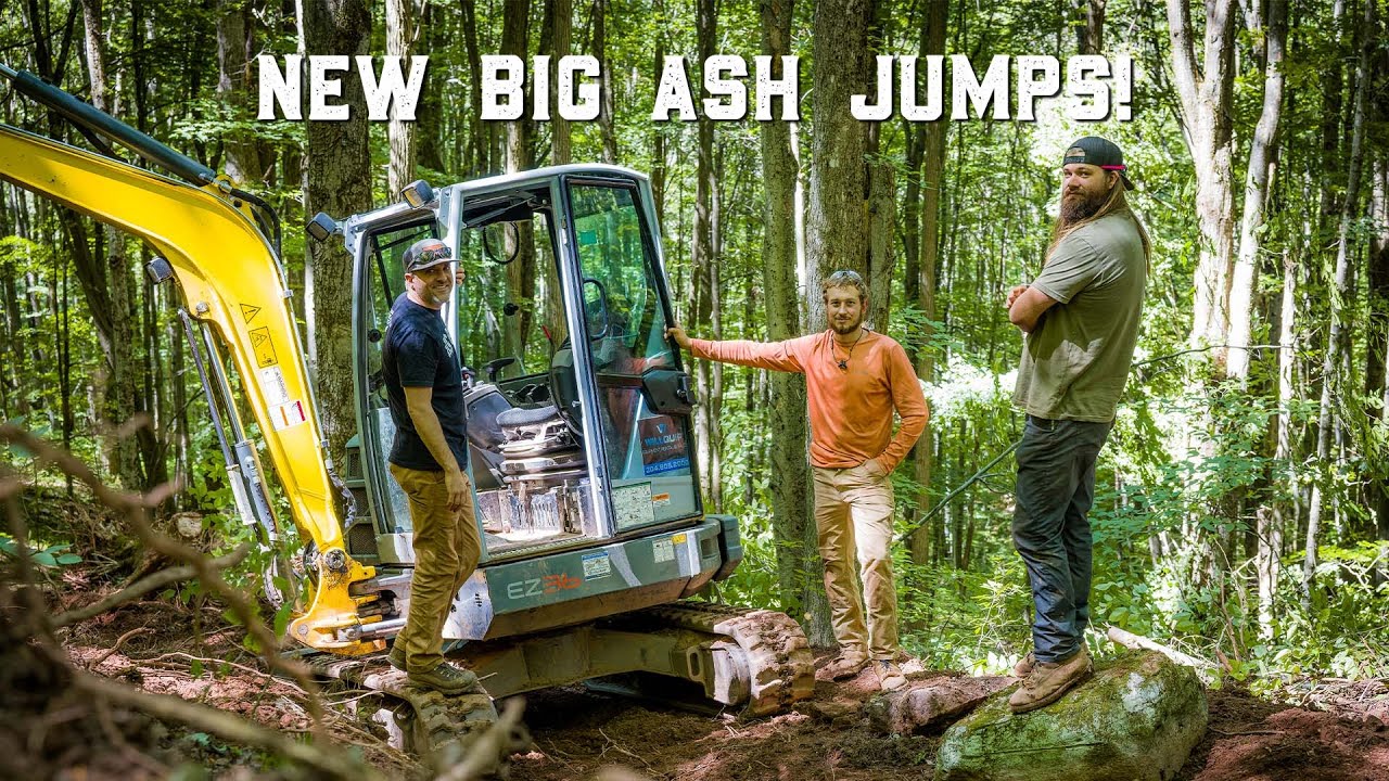 Big Ash Jump line improvements! - YouTube