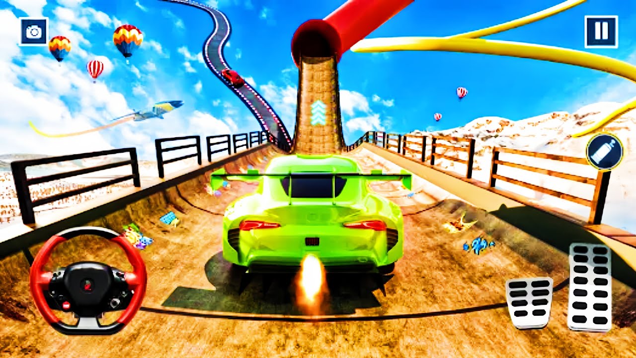 Master of Stunt Crazy car Racing 🤩 Habeel Gaming 56 - YouTube
