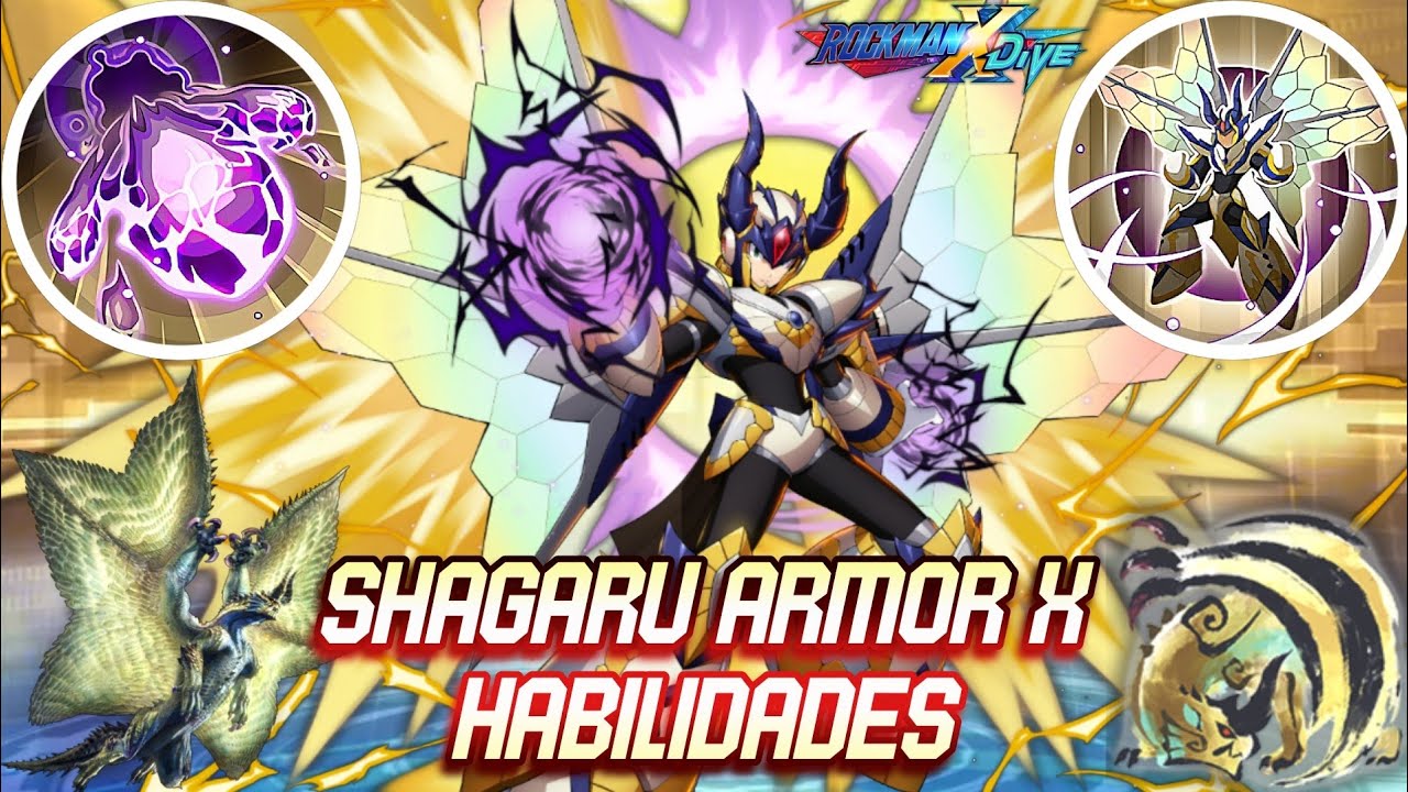 Megaman X Dive Shagaru Armor X Review: Possui TRANSFORMAÇÃO, Redução De ...