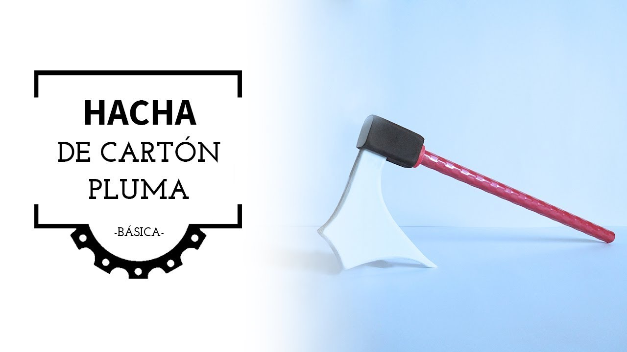 Cómo Hacer un Hacha de Cartón Pluma | How to Make a Foamboard Axe - YouTube