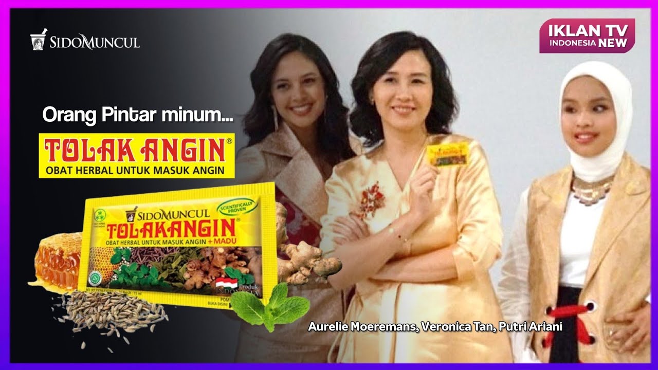 TVC Iklan Tolak Angin ft Veronica Tan, Aurelie Moeremans, Putri Ariani ...