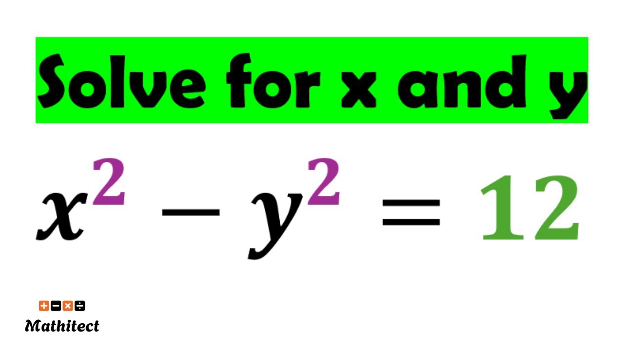 A Simple Factoring Trick to Find ALL Integer Solutions - YouTube
