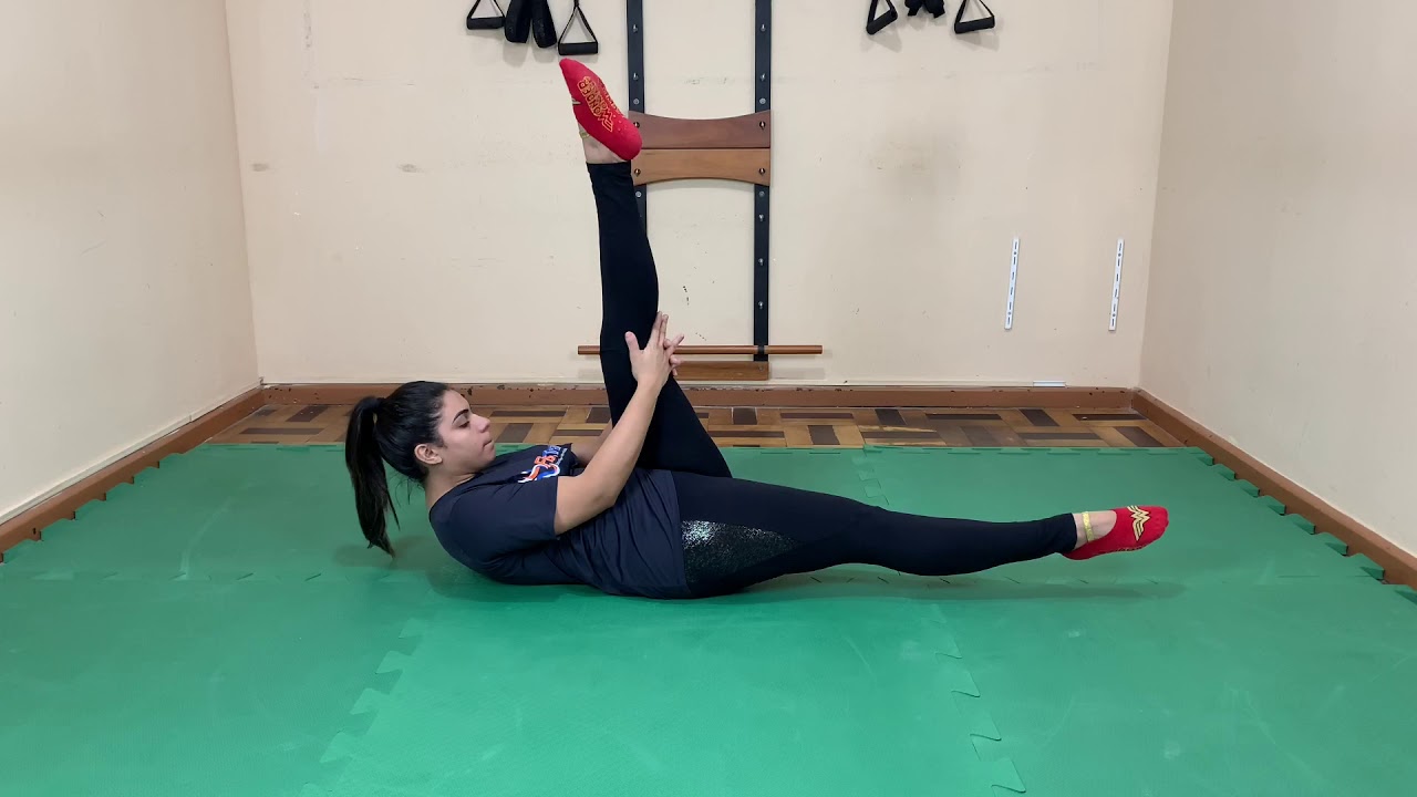 Single Straight Stretch (Pilates) FT - YouTube