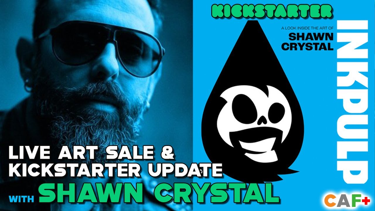 Shawn Crystal's INKPULP: Cyan | Kickstarter Update and Art Sale - YouTube