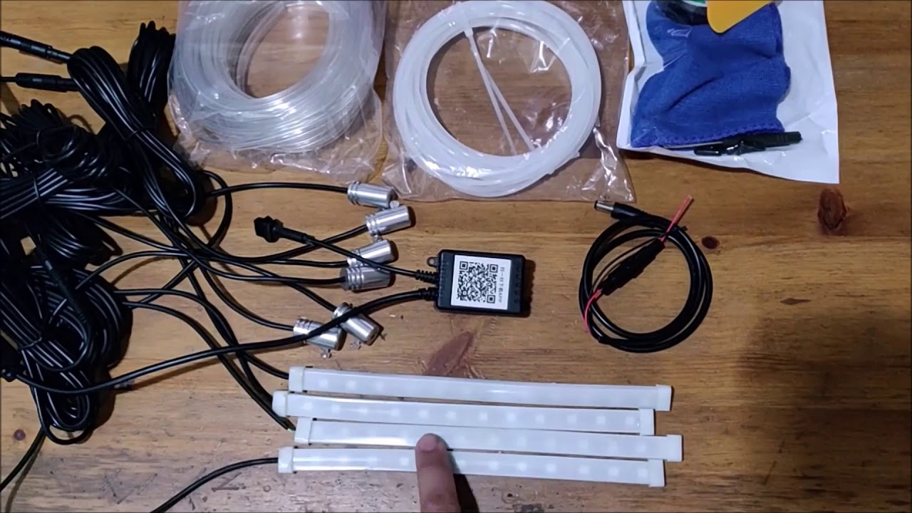 RGB LED mood light kit demo - YouTube