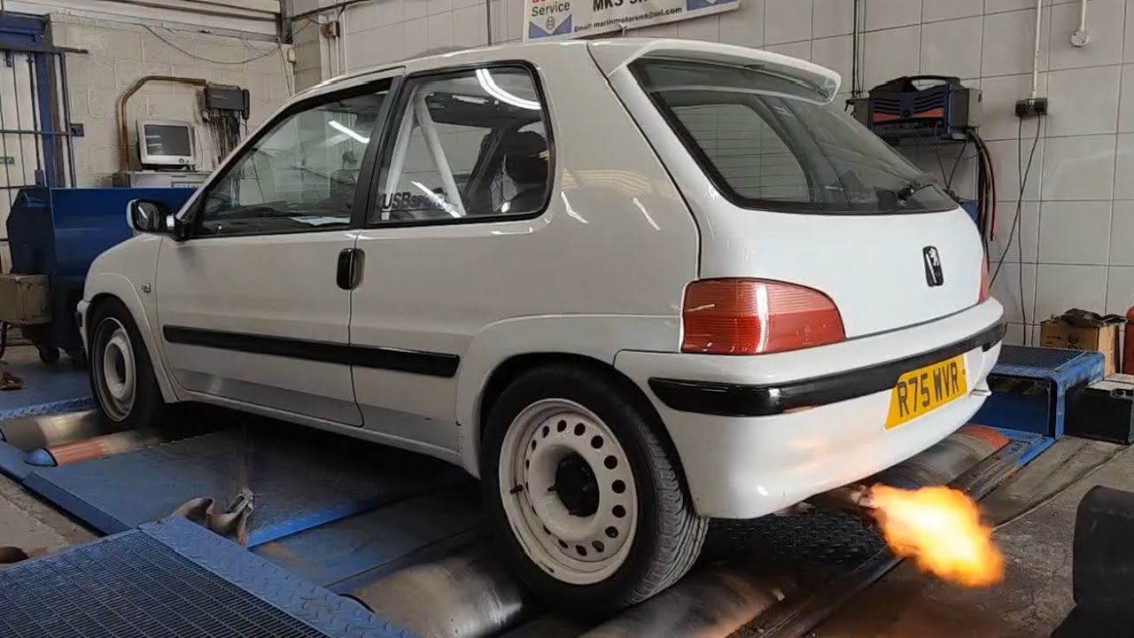 Peugeot 106 1.6 16v iTB Power Curve pt.4 - 8300rpm - YouTube