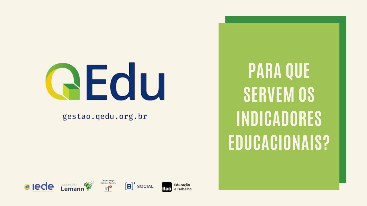 QEdu Gestão - Para que servem os indicadores educacionais? - YouTube