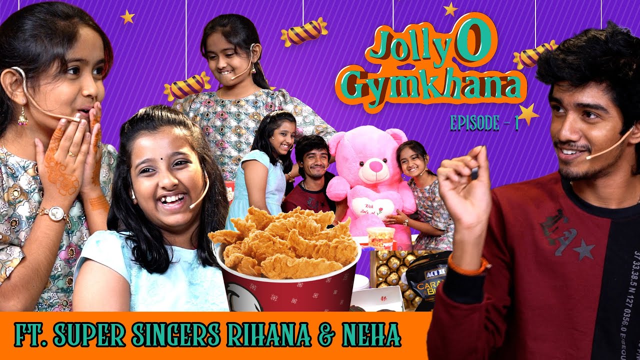Jolly-O-Gymkhana with Sakthi Ft.Super Singer Rihana & Neha | Fun Game ...