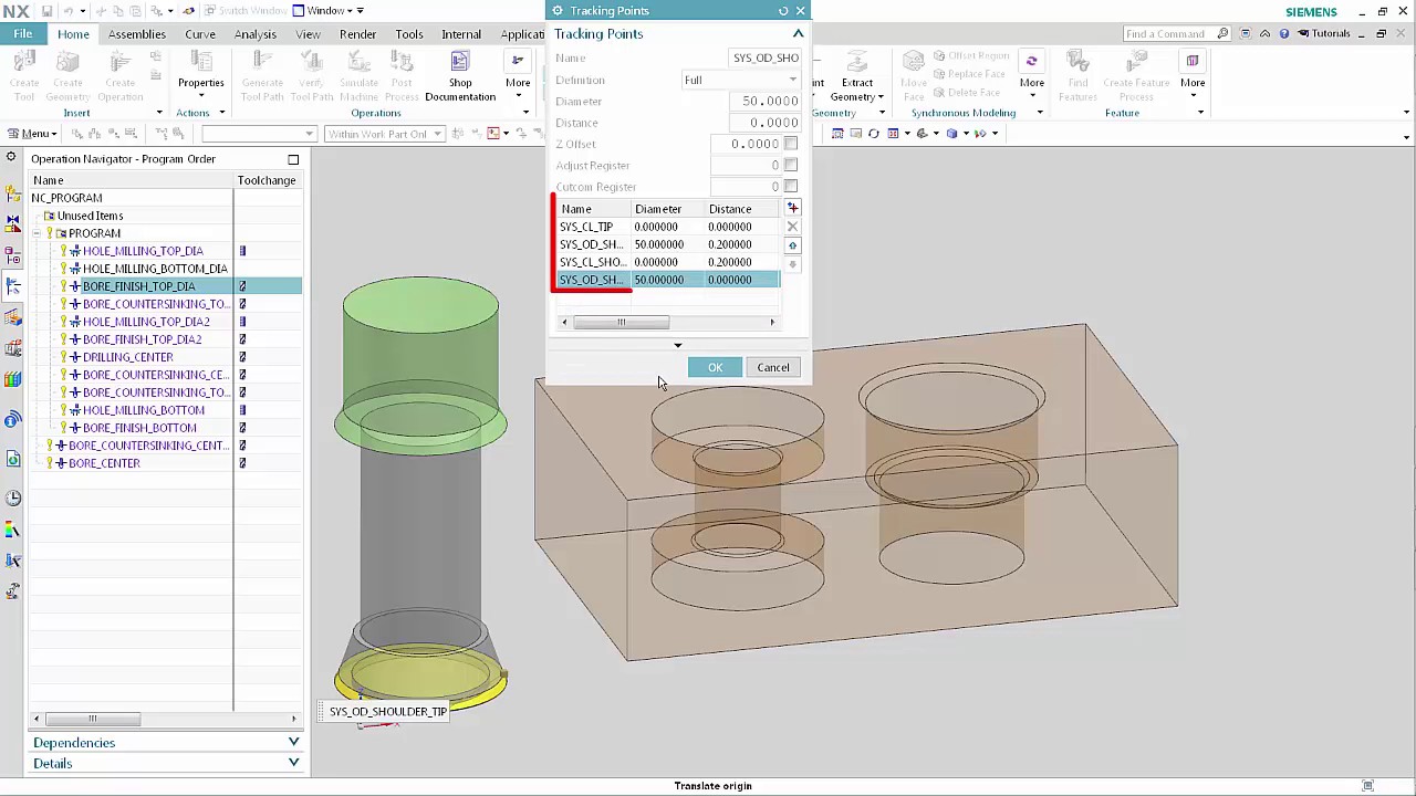 New Boring and Chamfer Tools in NX CAM - YouTube