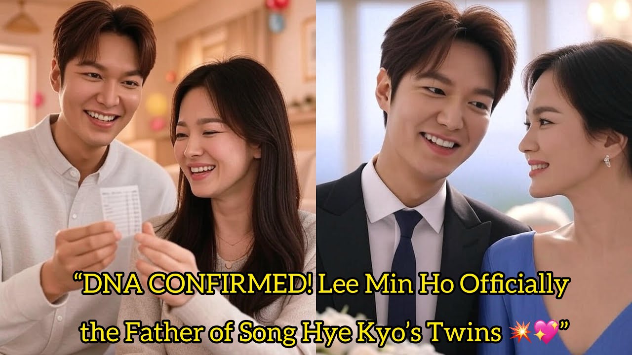 “DNA CONFIRMED! Lee Min Ho Officially the Father of Song Hye Kyo’s Twins 💥💖” - YouTube