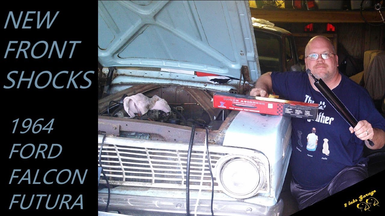New front shocks on a 1964 Ford Falcon - YouTube