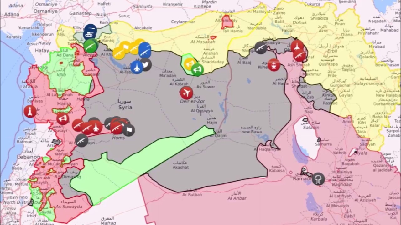 War Against ISIS - Map Timelapse - YouTube