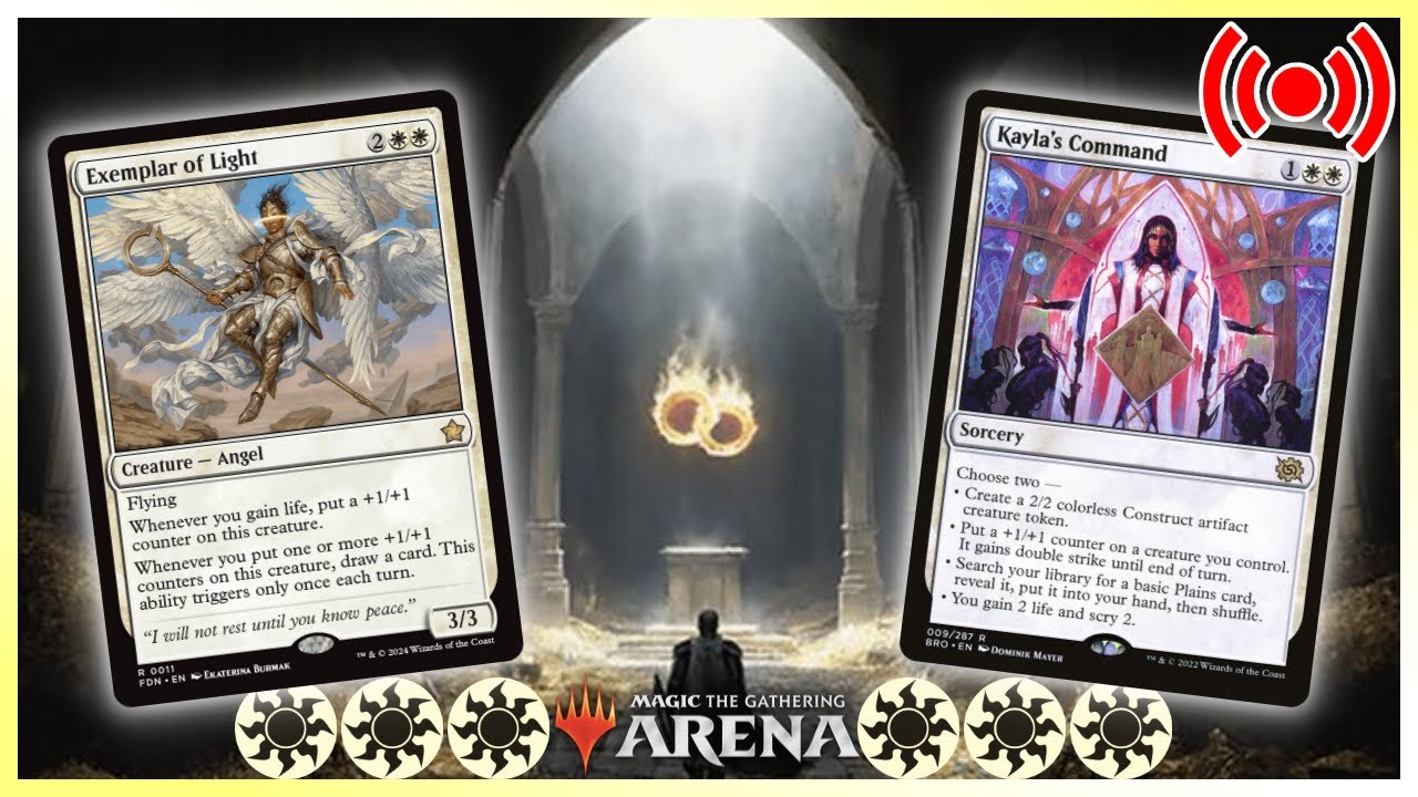 EXEMPLAR OF LIGHT Stars in W Counters | 11/30/24 | MTG Arena Standard ...