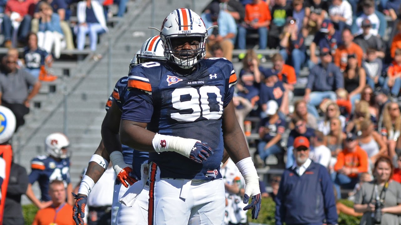 2017 NFL Draft Prospect: MAURICE SWAIN (OL/DL) Auburn - YouTube