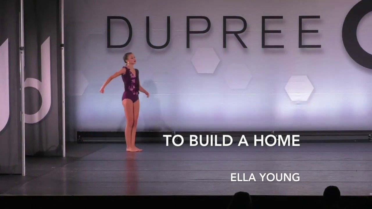 Soloist Ella Young - "To Build a Home" - YouTube