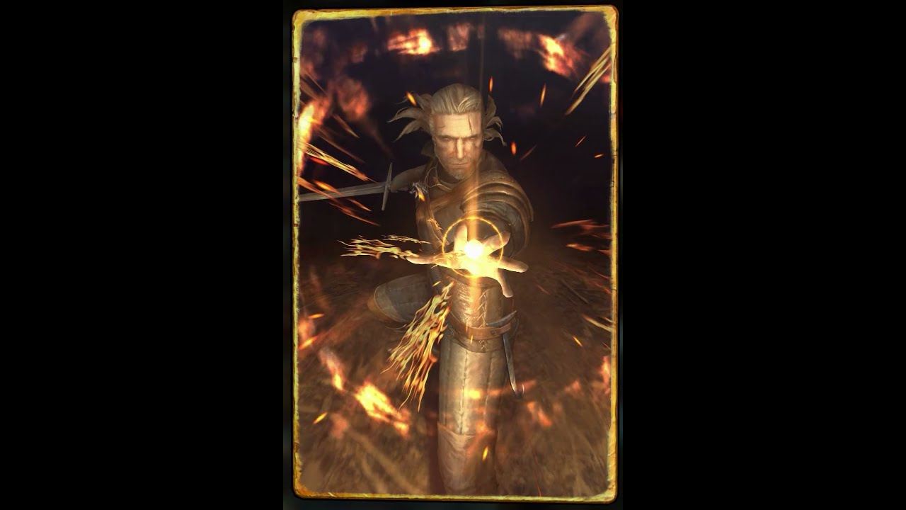 Geralt: Igni - Beautifully Animated Premium Card from Gwent #shorts ...