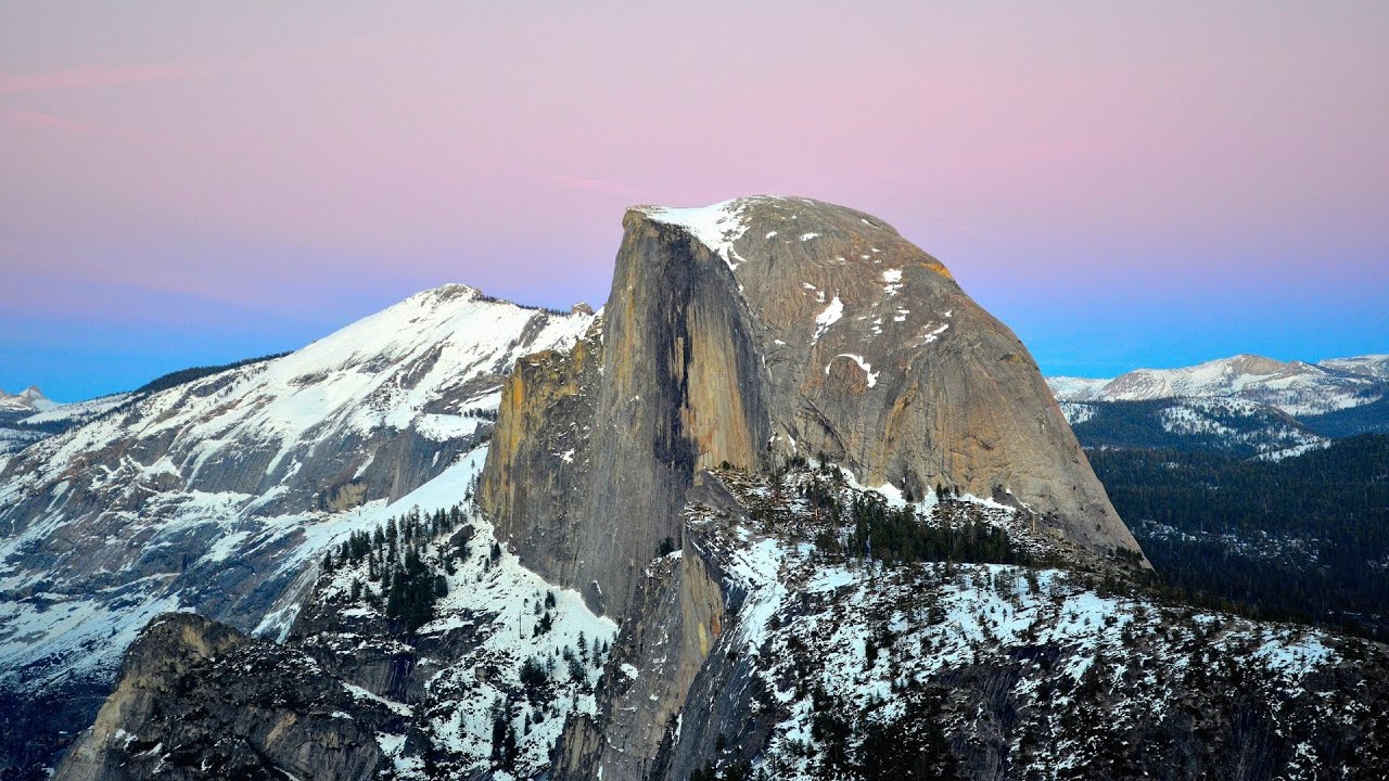 Hiking Glacier Point, Yosemite Winter 2013 - YouTube