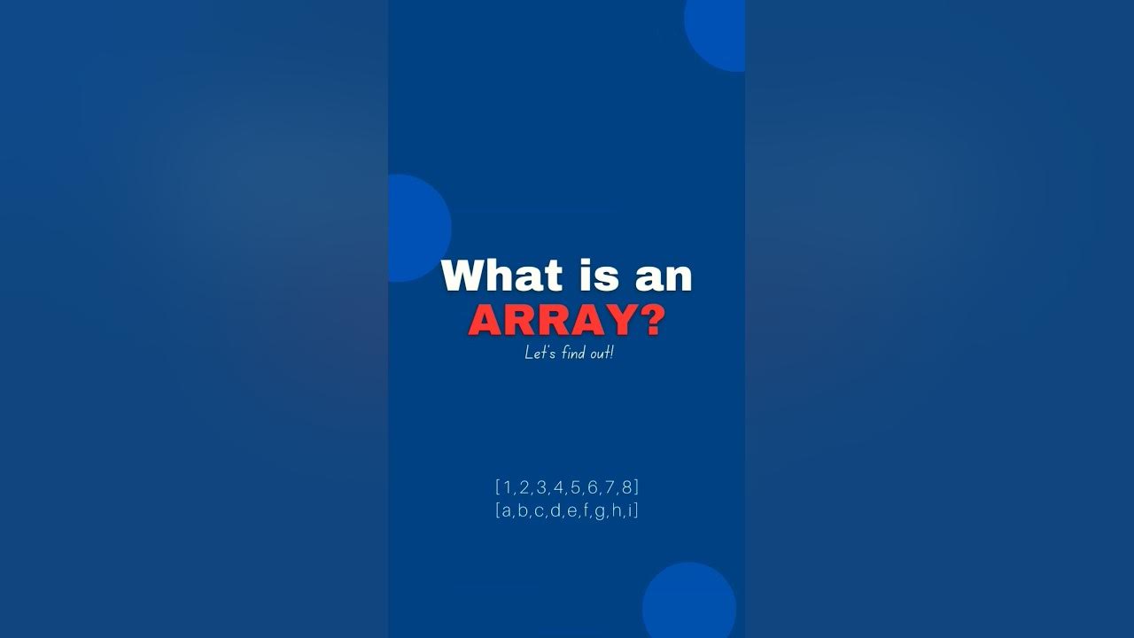 Arrays: The Complete Beginner's Guide #shorts #angular #angularjs #javascript #subscribe - YouTube
