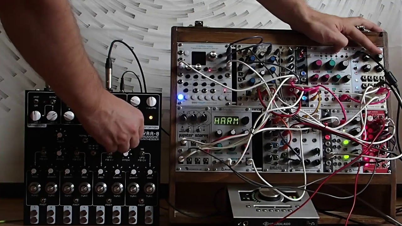 Modular Soundscape - Ambient Eurorack Modular with Lyra-8 - YouTube