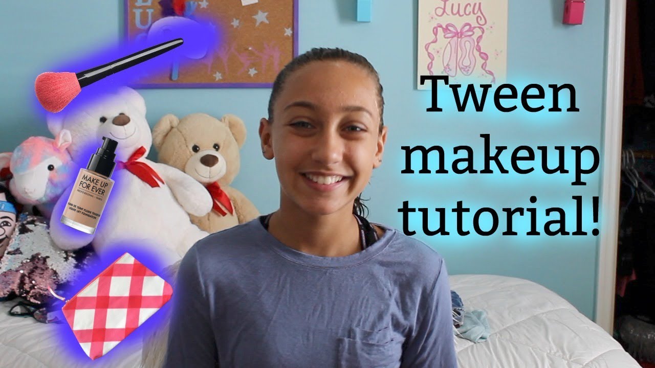 TWEEN MAKEUP LOOK!!! - YouTube