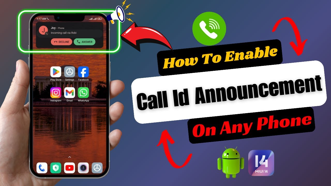 How To Enable Caller ID Announcement On Android | Caller Name Announcer ...