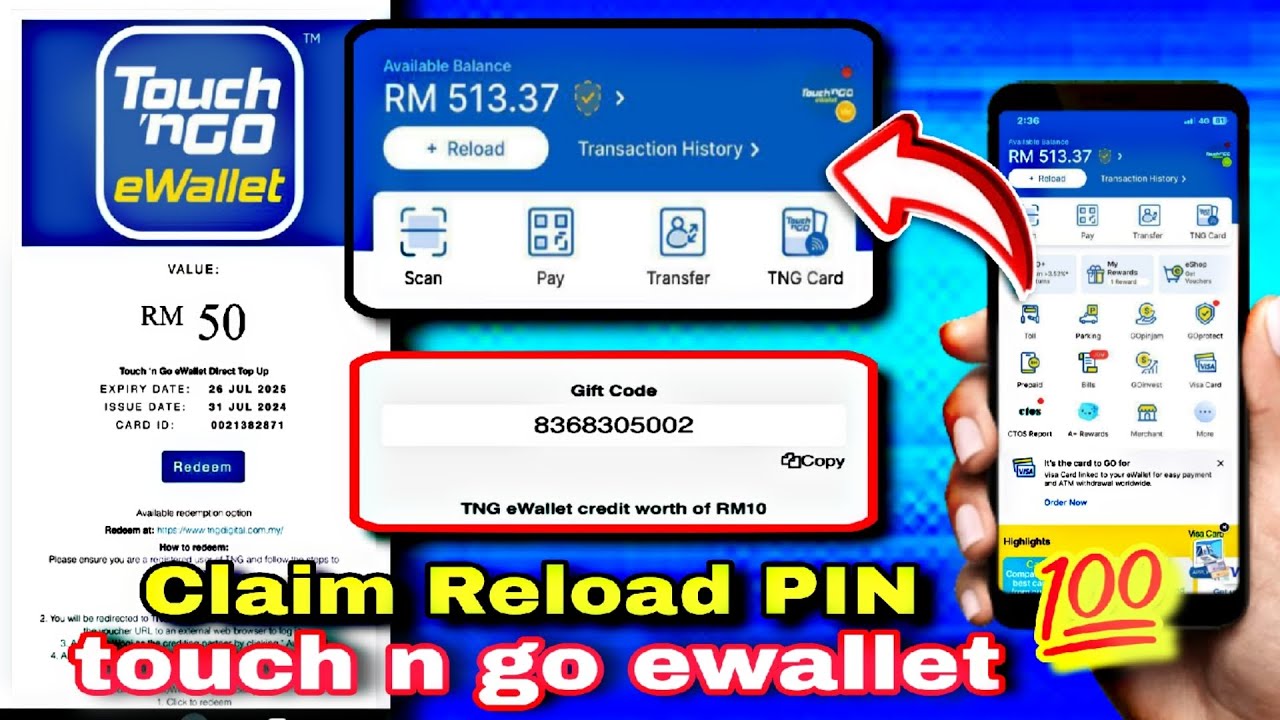 CEPAT !! Claim duit lebih RM300 touch n go ( 2024 ) 1 task je buat ...