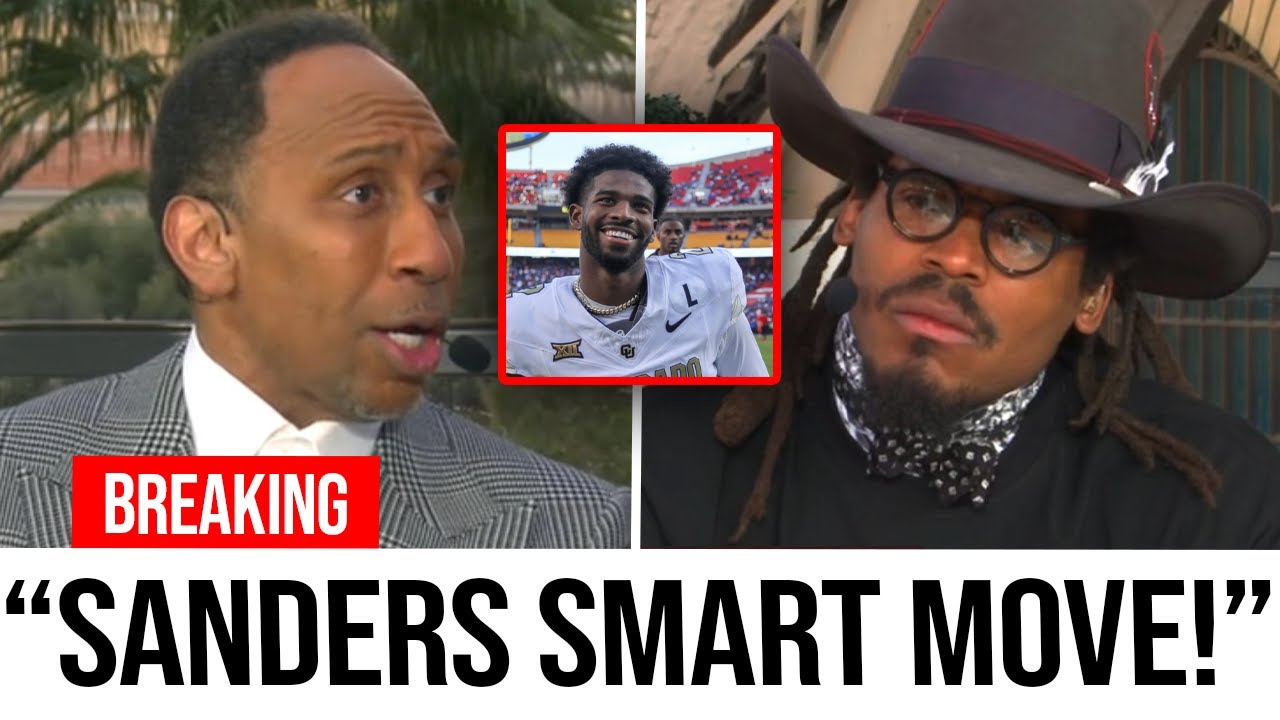 Stephen A. & Cam Newton PANIC As Shedeur Sanders INSANE Ravens Draft ...