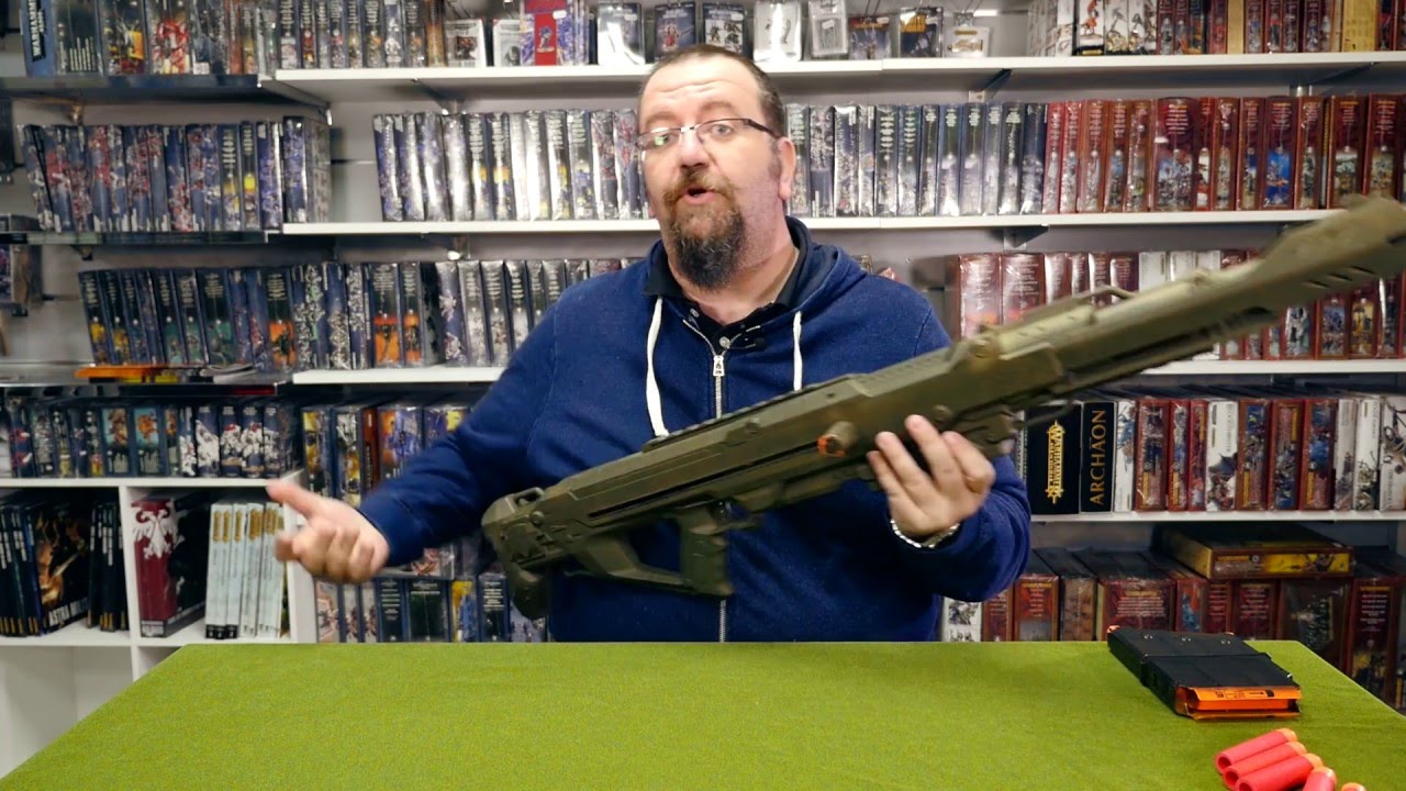 Présentation/Démo du Nerf Elite Mega Centurion en Français HD Fr - YouTube