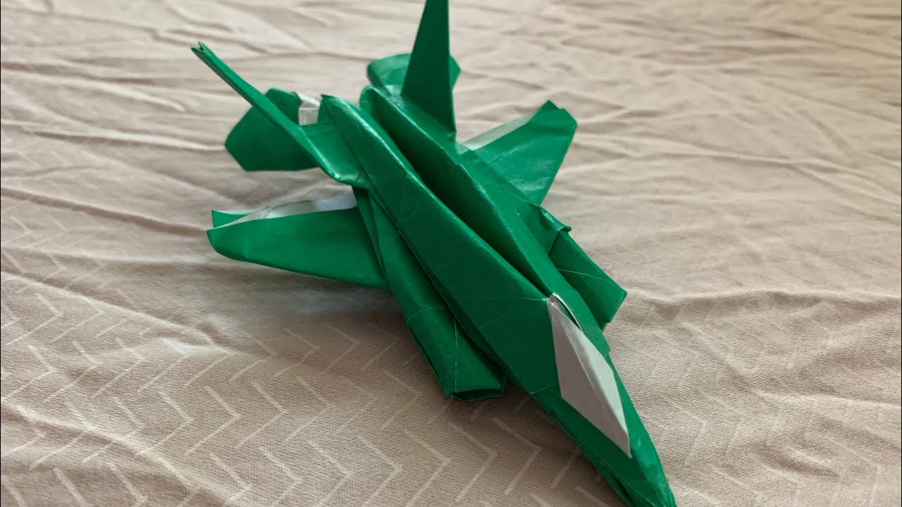 Origami F35 A Lightning ll by Jayson Merrill part three - YouTube