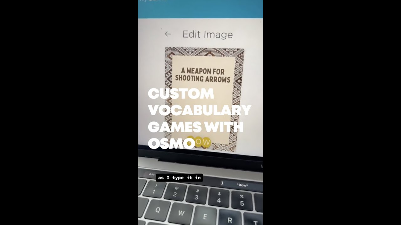 Creating Custom Vocabulary Games with Osmo - YouTube