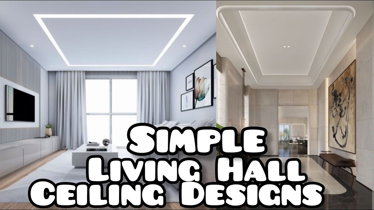 300 Modern Living Room Ceiling Design 2024 |Simple False Ceiling ...