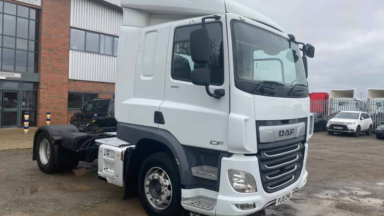 DAF CF 450 *EURO 6* 4X2 TRACTOR UNIT 2019 - PL19 ZHU - YouTube