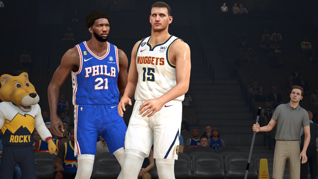 SIXERS at NUGGETS | ULTRA REALISTIC GRAPHICS | NBA 2K23 Realistic ...