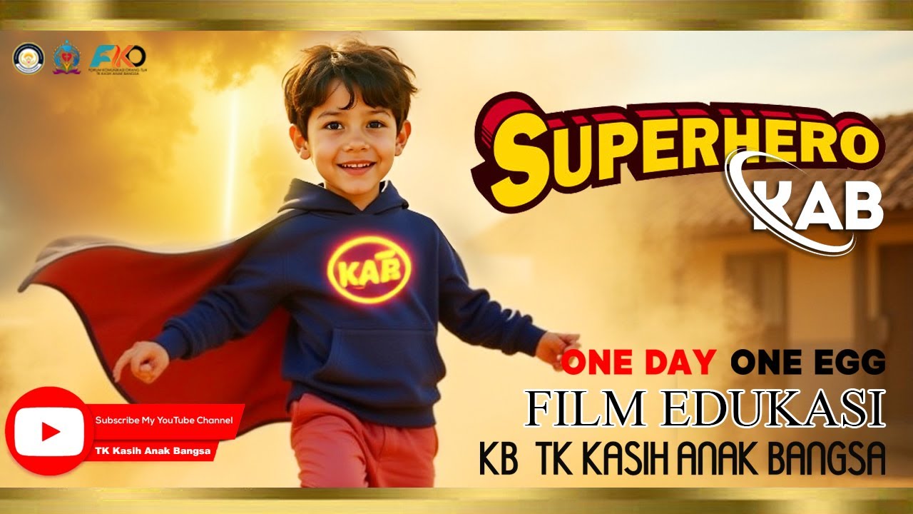 SUPER HERO ONE DAY ONE EGG KB-TK KASIH ANAK BANGSA - YouTube
