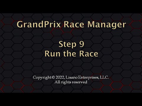 Step 9 - Run the Race - YouTube