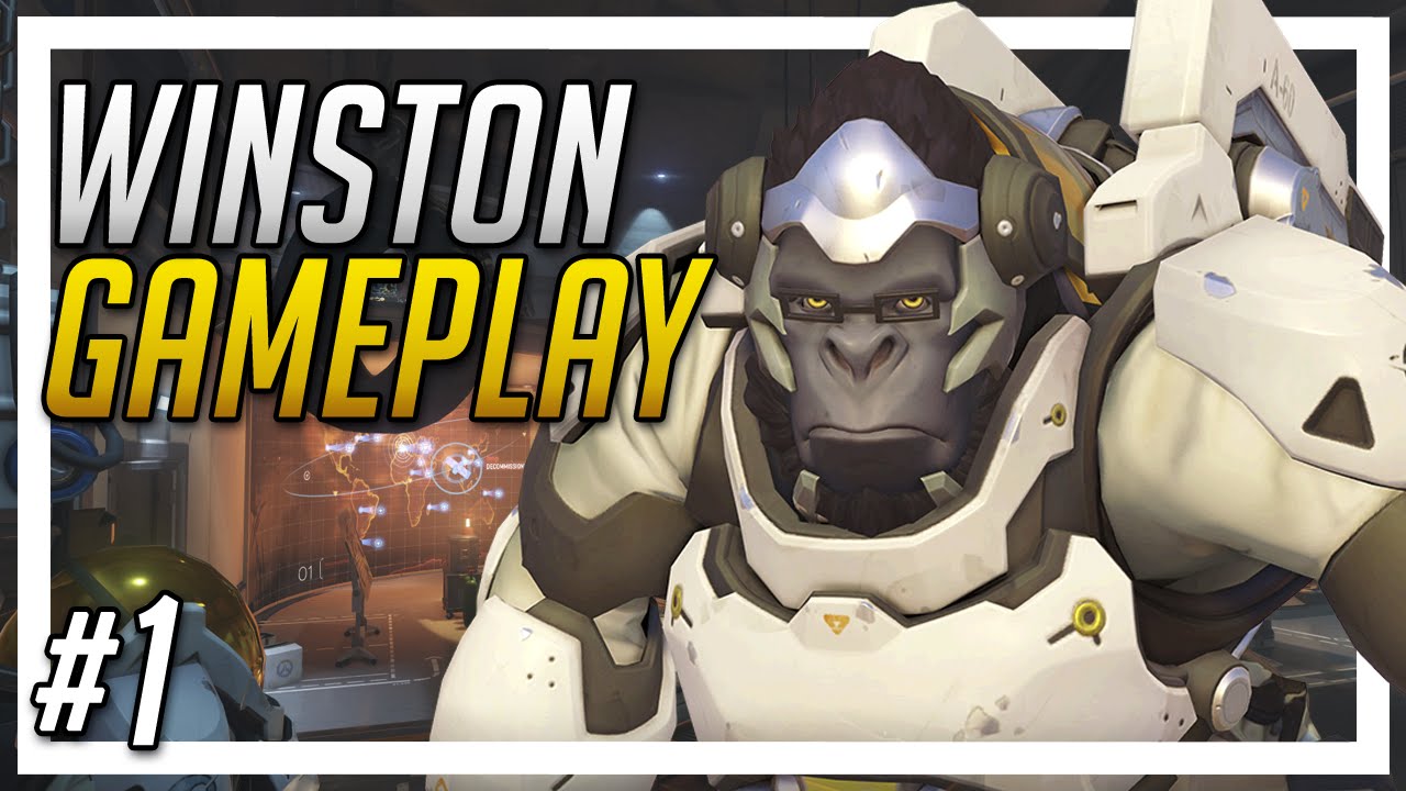 Overwatch Gameplay Winston - Don't make me angry (#1) - YouTube