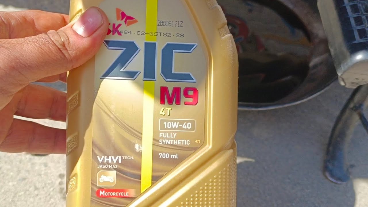 Zic M9 fully synthetic best engine oil for bike - YouTube