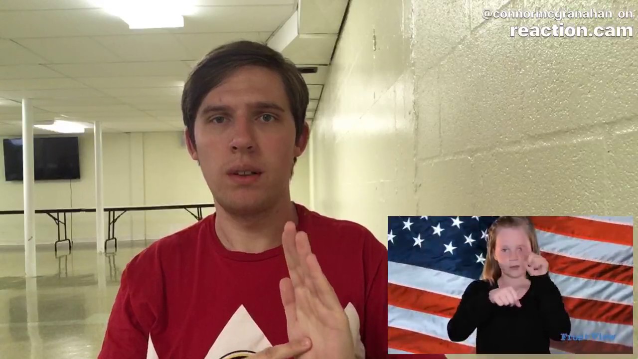 Pledge of Allegiance | American Sign Language Reaction - YouTube