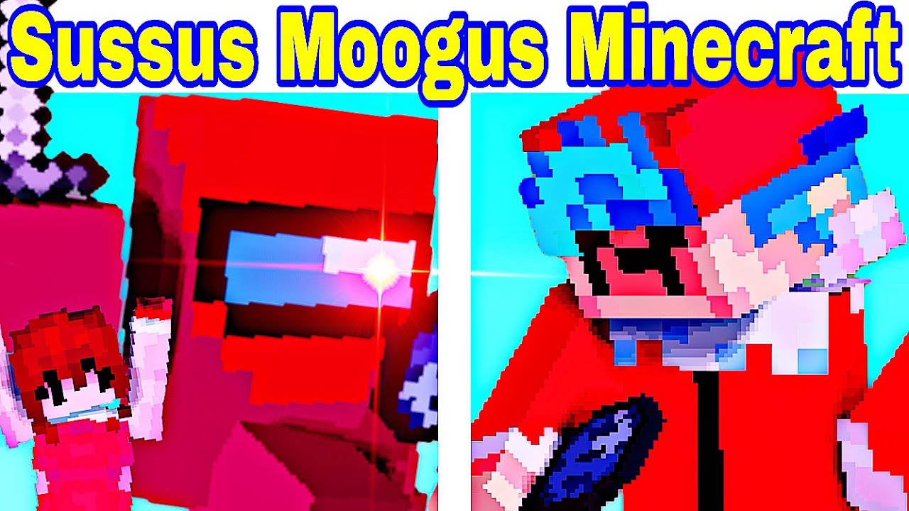 Friday Night Funkin' Sussus Moogus 2025 but Minecraft | Among Us ...