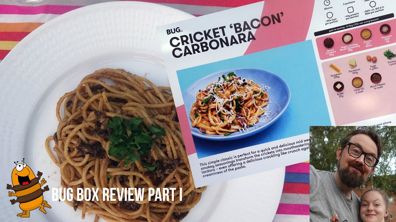 Review: The Bug Box - Cricket "Bacon" Carbonara - episode 1 - YouTube