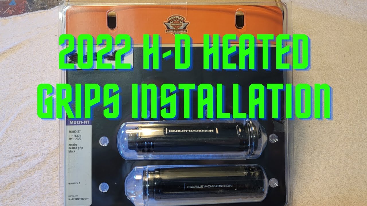 2022 Harley Davidson Heated Grip Installation - YouTube