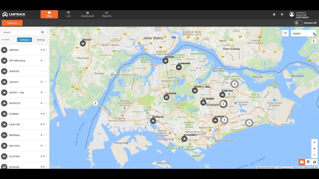Cartrack Fleet Management Software - YouTube