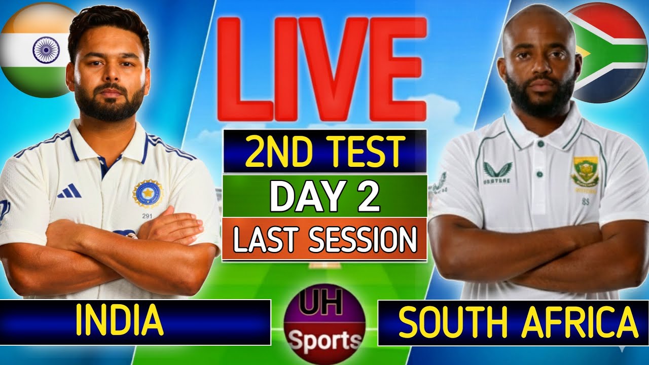 🔴 Live: IND vs SA, DAY 2, 2ND TEST, Cricket Live Match Today Scores ...