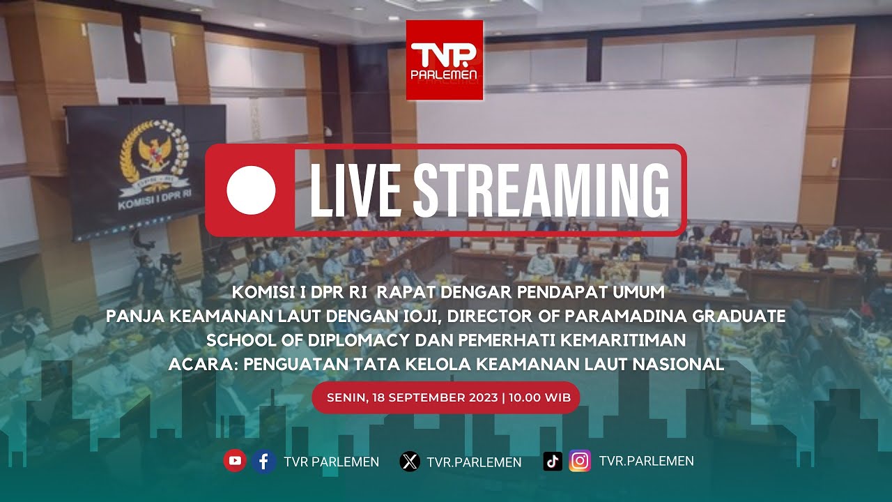 KOMISI I DPR RI RDPU DGN IOJI, DIRECTOR OF PARAMADINA GRADUATE SCHOOL ...