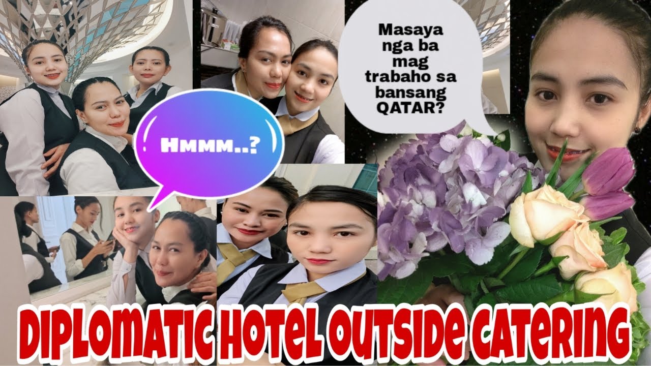 OUTSIDE CATERING AT DIPLOMATIC HOTEL DOHA QATAR | WAITRESS. # ...