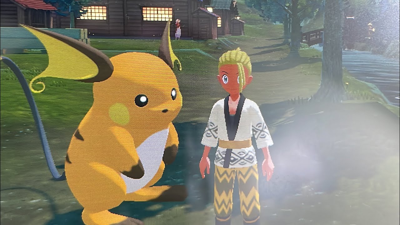 Alpha Raichu Spotted at Crimson Mireland! Pokemon Legend Arceus - YouTube